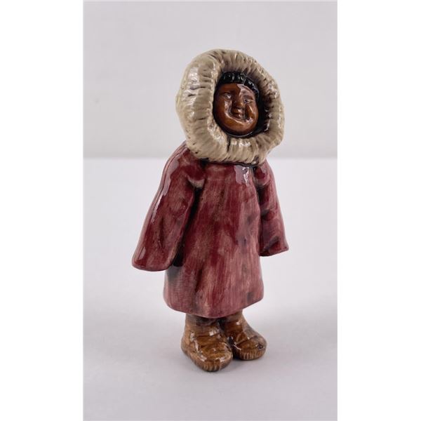 Alaskan Inuit Eskimo Pottery Figure