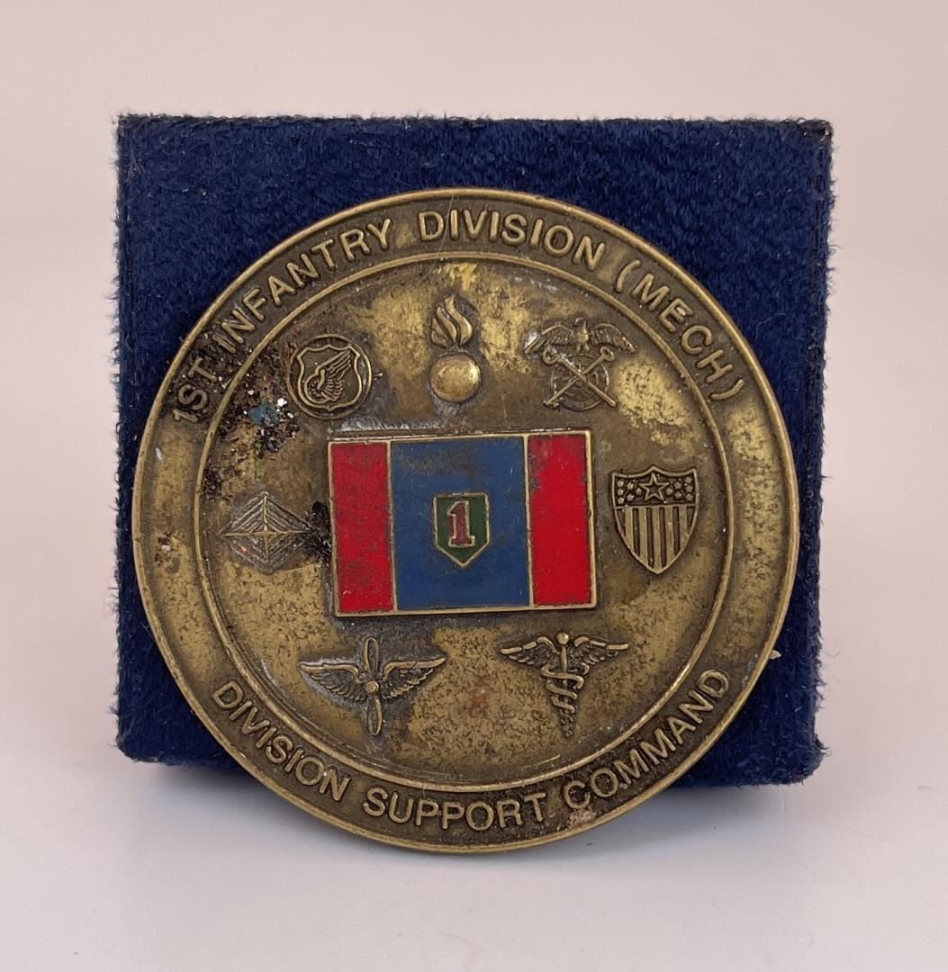 1st Infantry Division Mech Challenge Coin