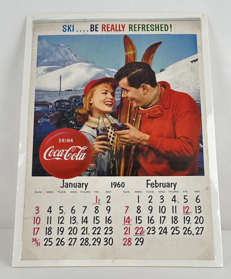 1960 Coca Cola Calendar