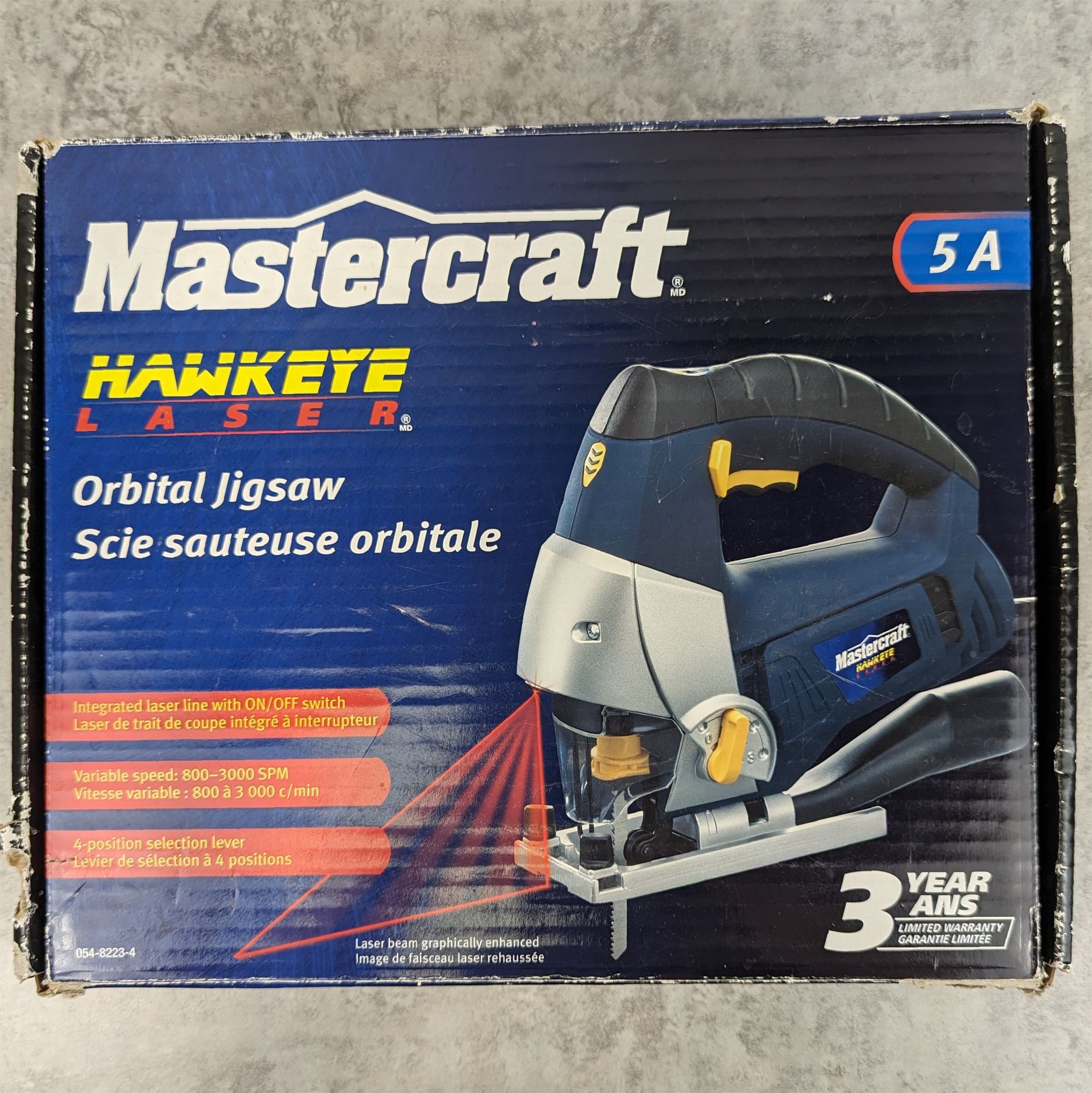Mastercraft Hawkeye Laser Orbital Jigsaw - Appears New/Unused