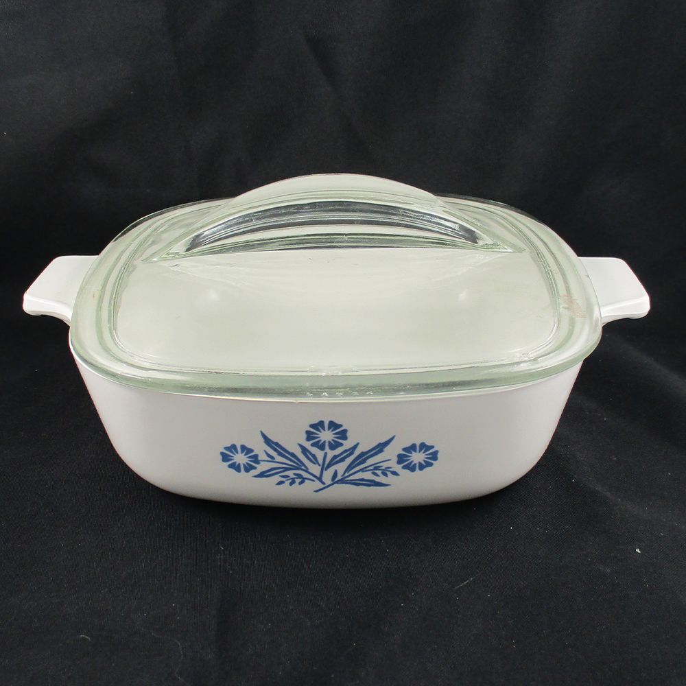 Vintage Blue Cornflower Corning Ware 32oz. Dish