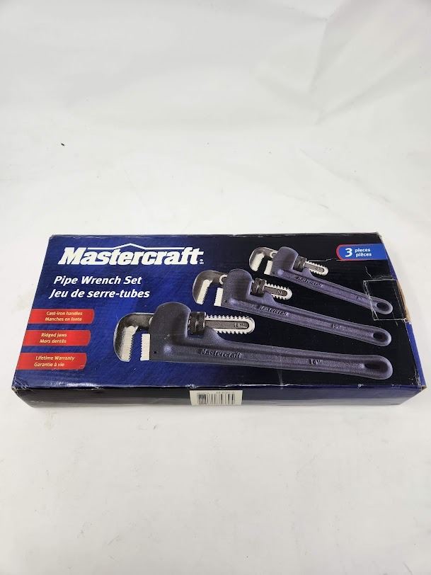 Mastercraft pipe wrench set