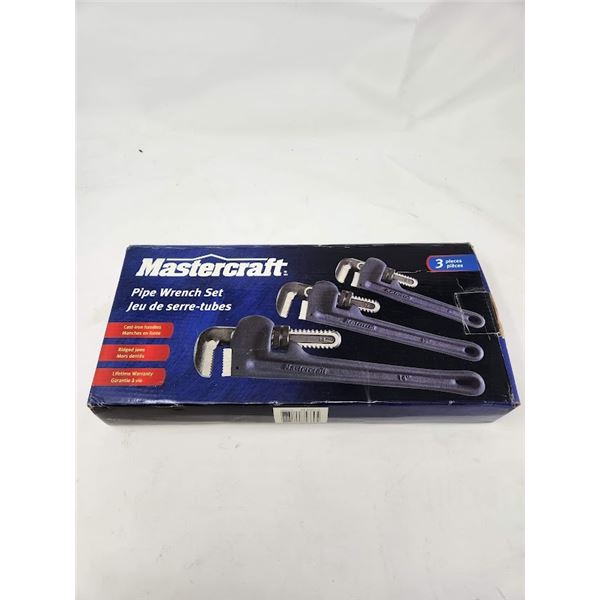 Mastercraft pipe wrench set