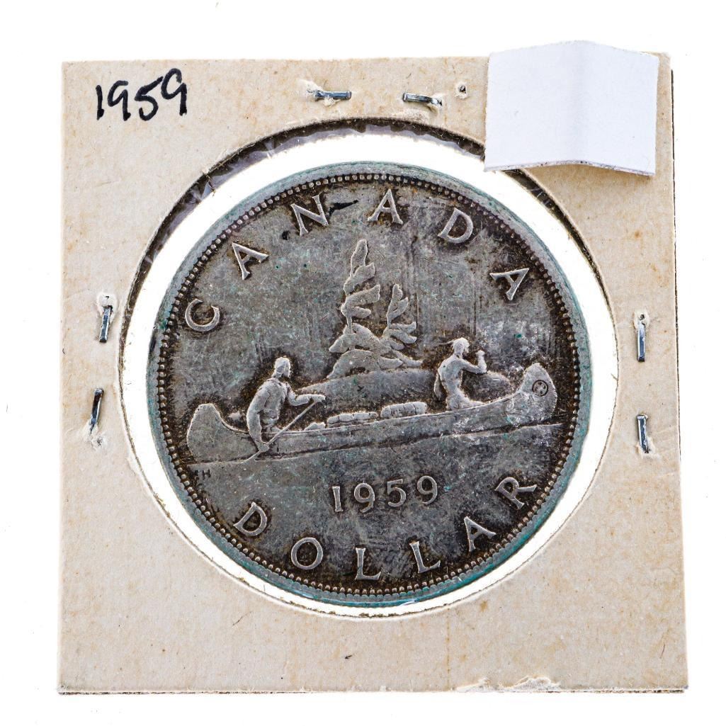 Canada 1959 Silver Dollar