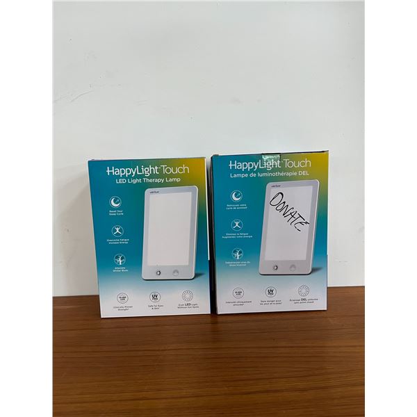 Happy Light touch LED light therapy (2) see photos. appear unused
