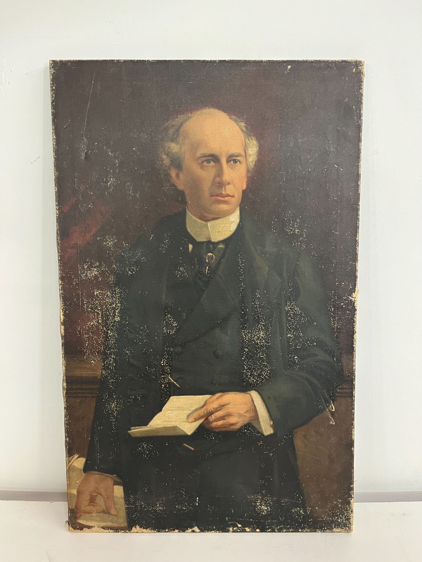 Antique Portrait of Wilfred Laurier. 17x27"