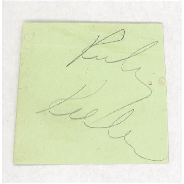 Ruby Keeler original signature