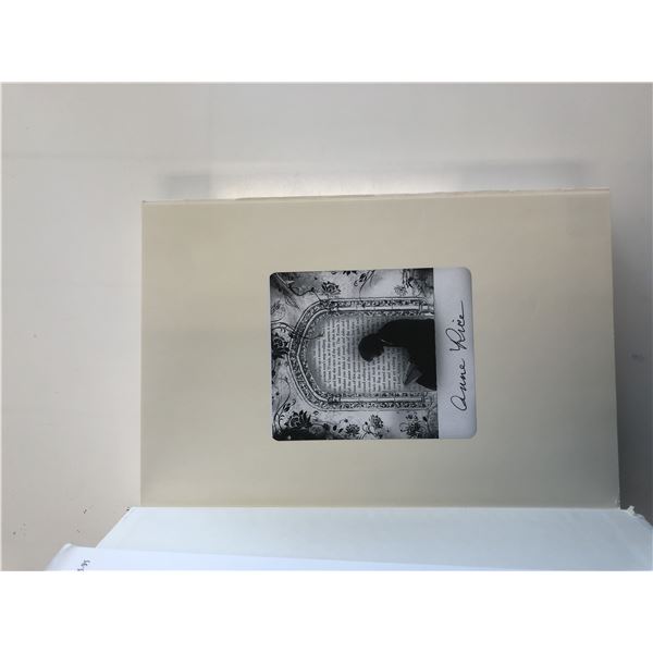 Blood Canticle Anne Rice signed book