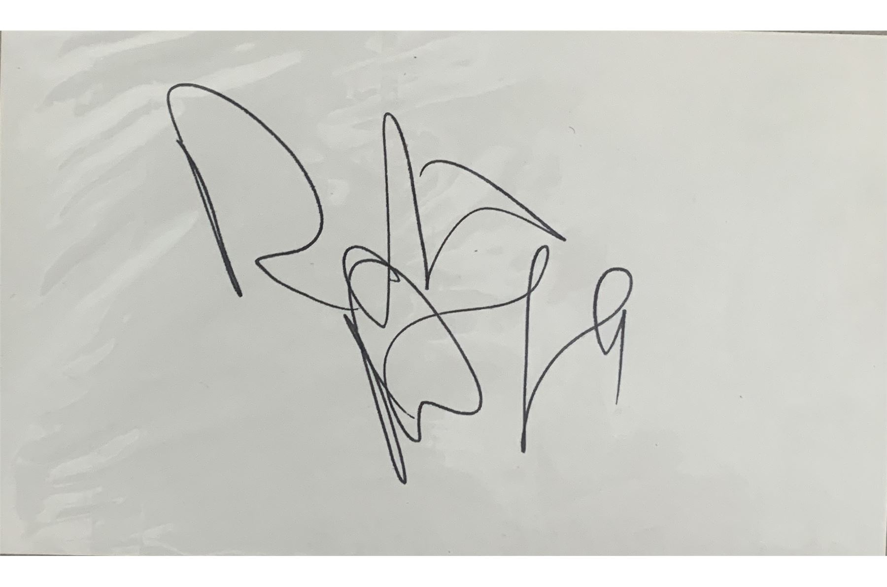 Robert Blake "Baretta" signature cut