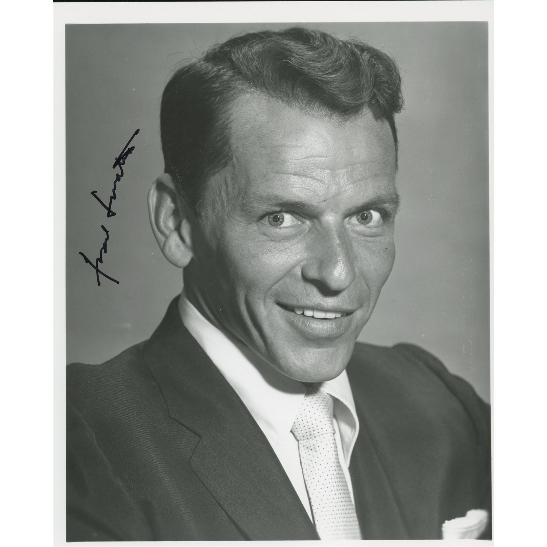 Frank Sinatra signed photo. GFA Authenticated