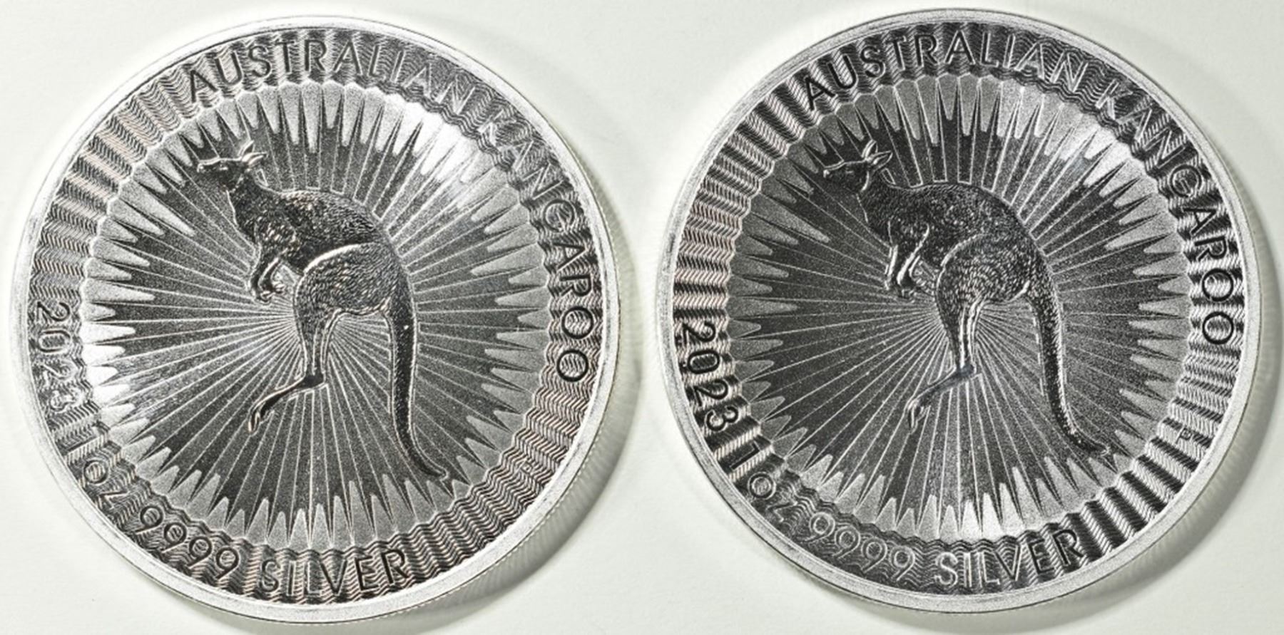 (2) 2023 AUSTRALIAN KANG 1 OZ SIL ROUNDS