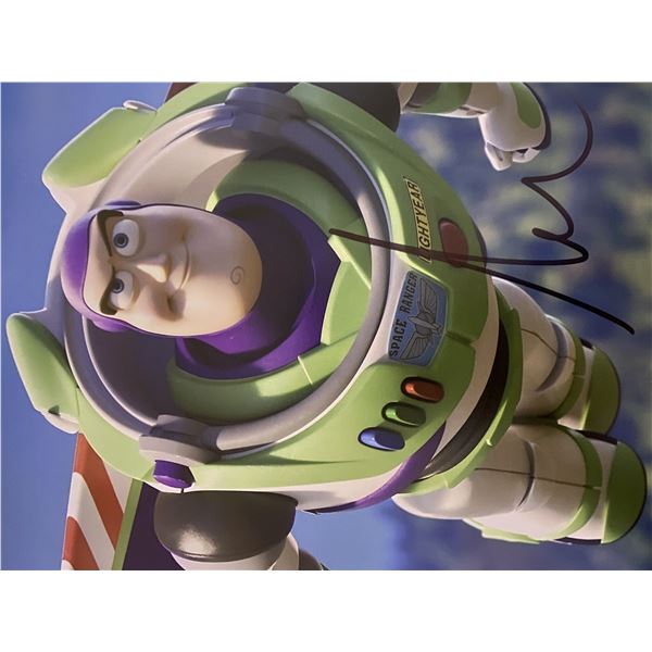 Toy Story Tim Allen signed Buzz Lightyear movie photo