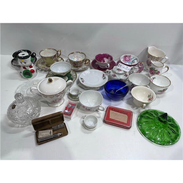 Colorful Tea Cups Beck Auctions Inc