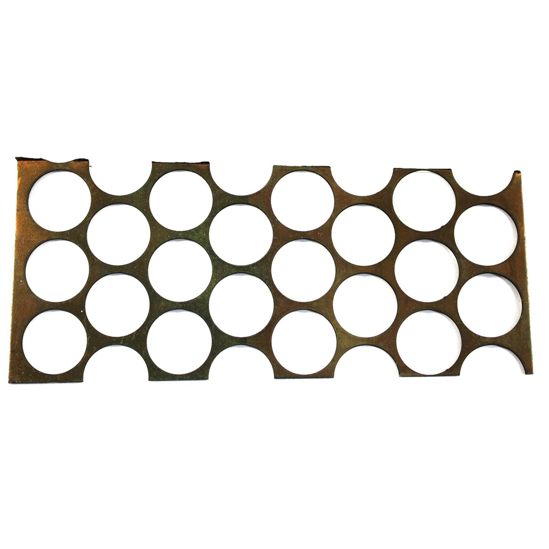 USA Punched 1-cent Planchet Strip. 20x Full Penny-Sized Punches & 8x ...