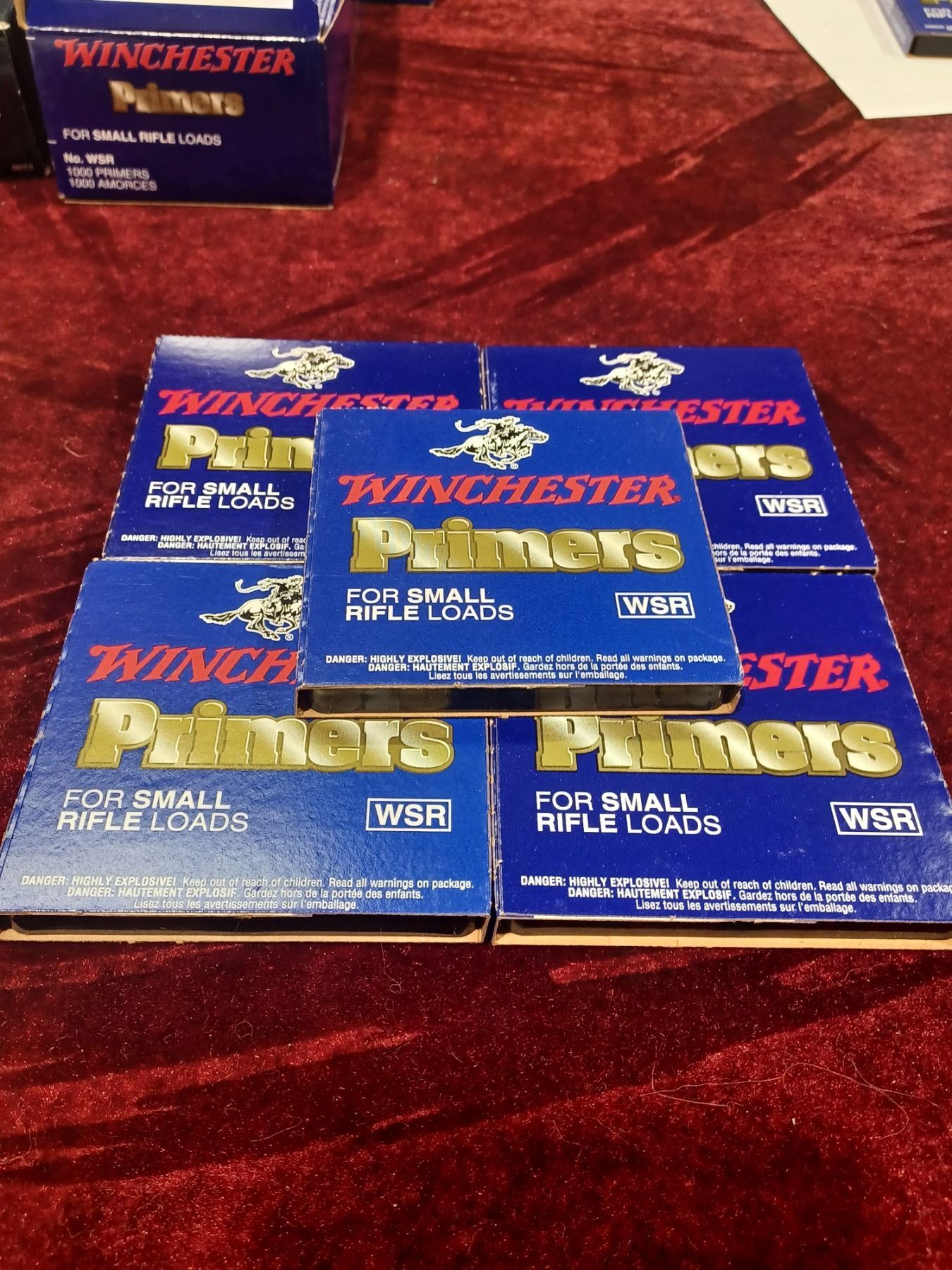 500 WINCHESTER WSR SMALL RIFFLE PRIMERS