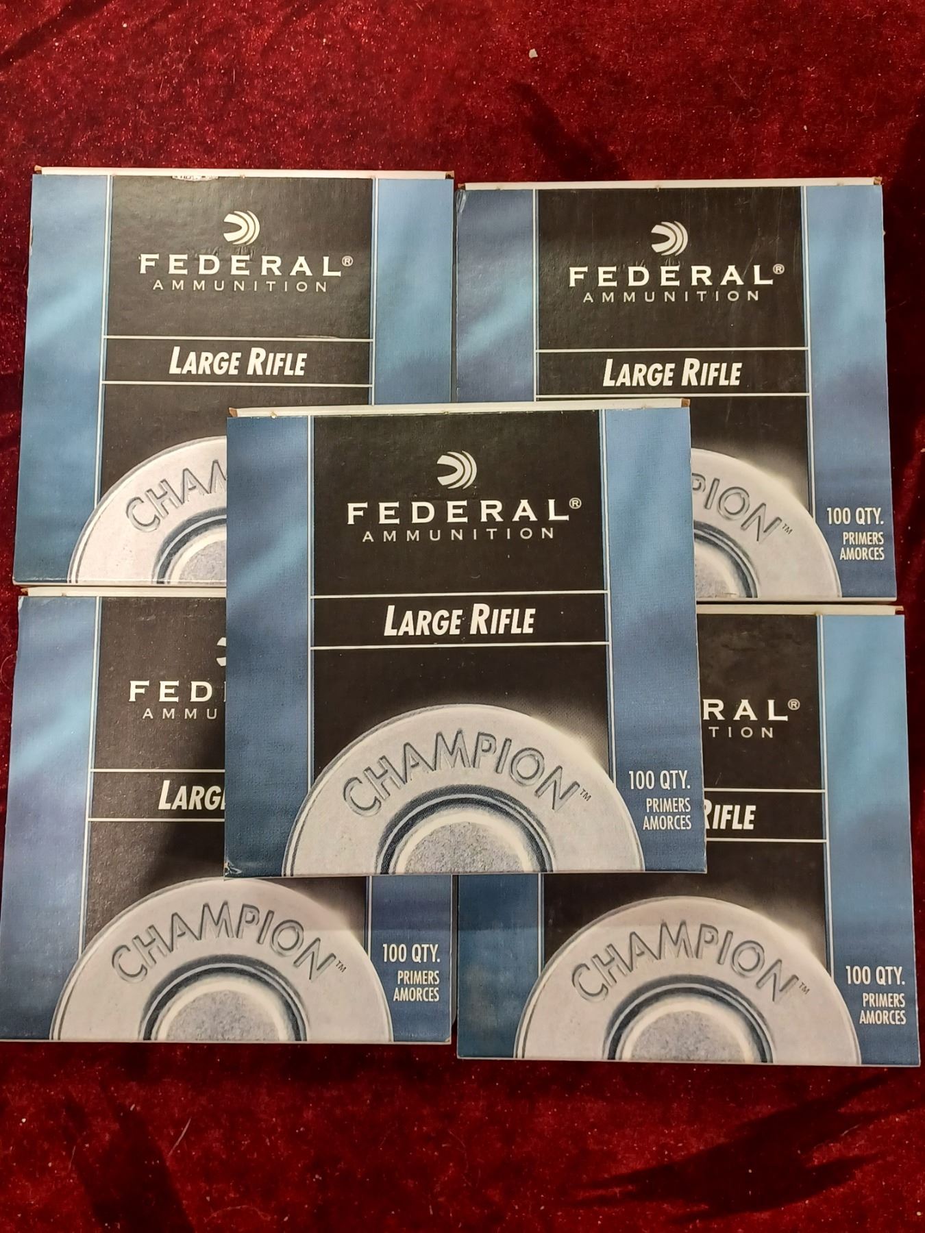 500 FEDERAL 210 LARGE RIFLE PRIMERS