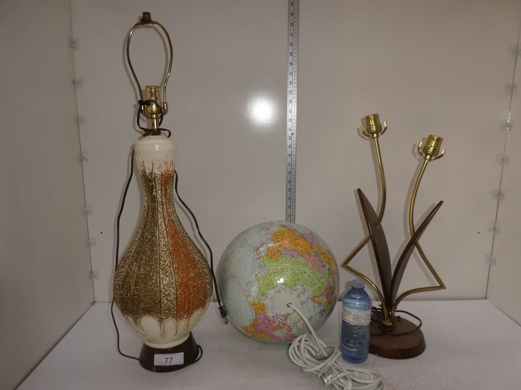 lamp bases, globe lamp
