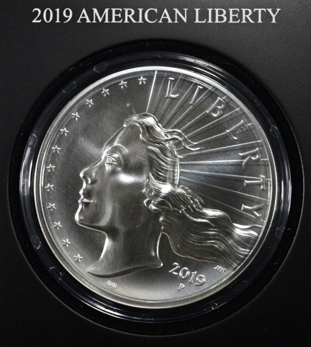2019 AMERICAN LIBERTY 2.5oz SILVER MEDAL