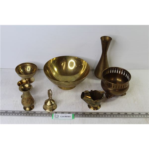 Assorted Brass Items Bodnarus Auctioneering