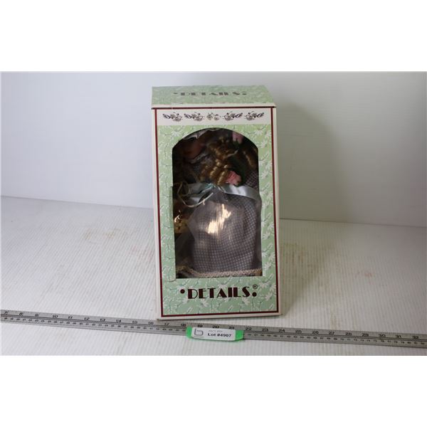 Details Porcelain Doll In Box Bodnarus Auctioneering