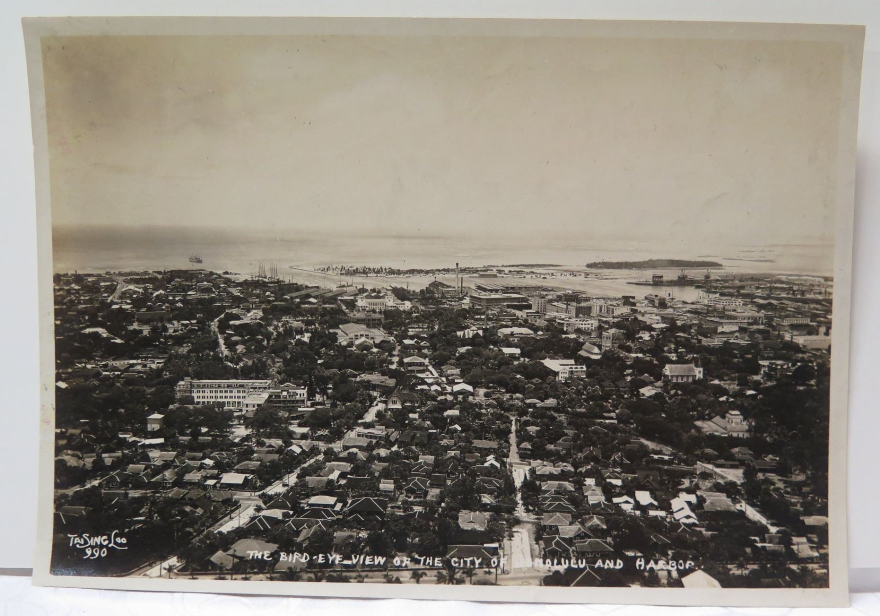 Original Photograph Early 1900's Bird's Eye View of the City of ...