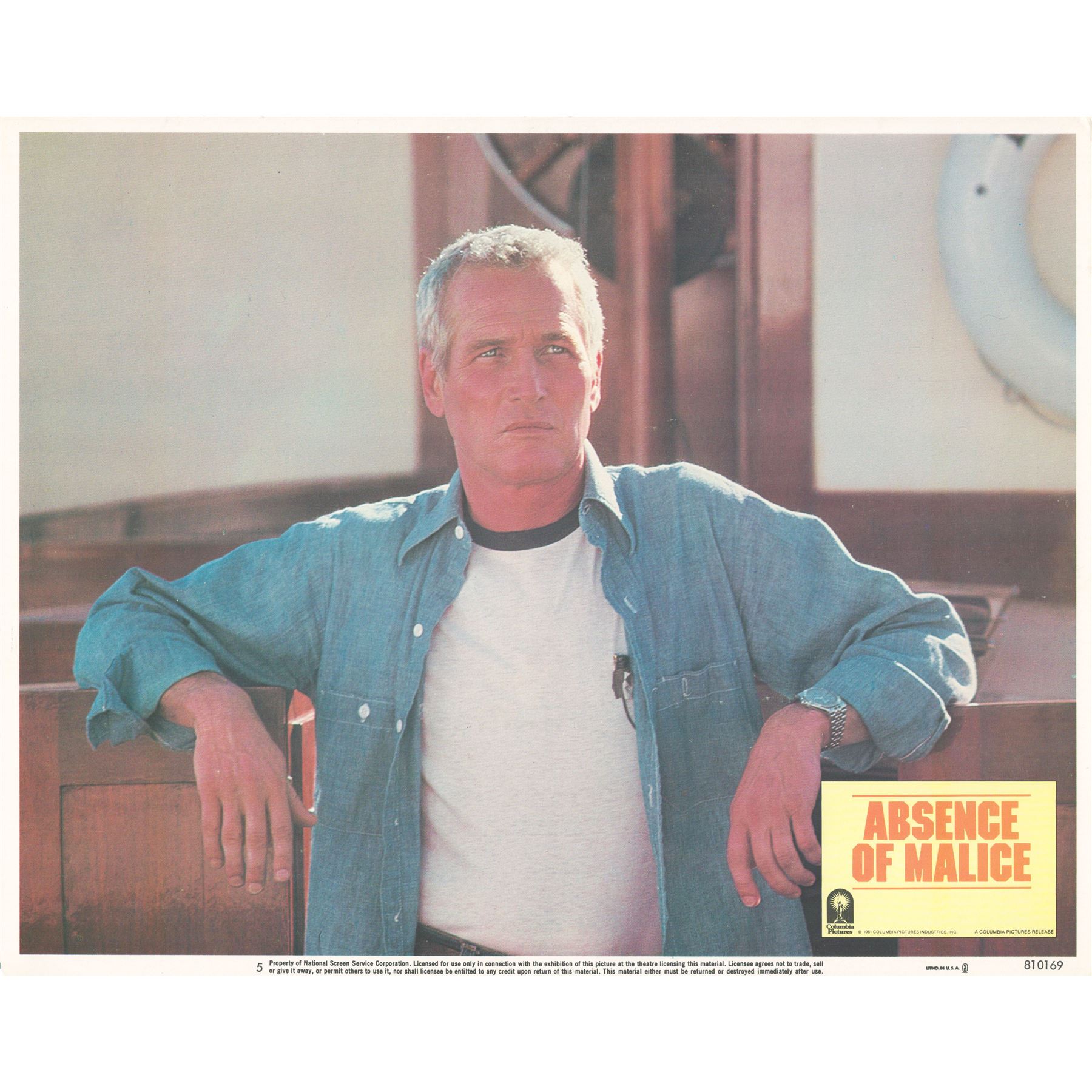 Absence of Malice 1981 original vintage lobby card
