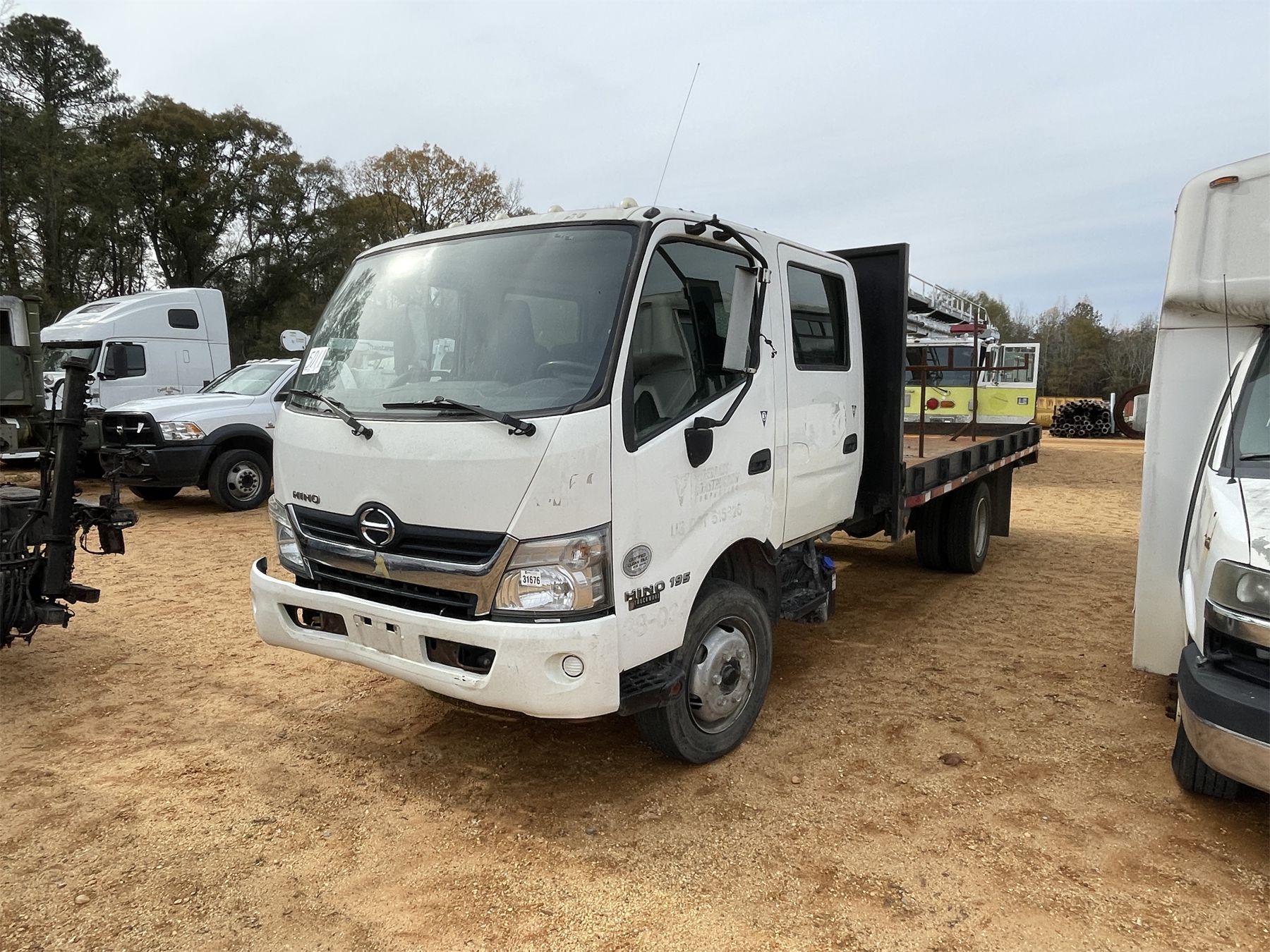 2017 HINO 195-DC Flatbed Truck - J.M. Wood Auction Company, Inc.