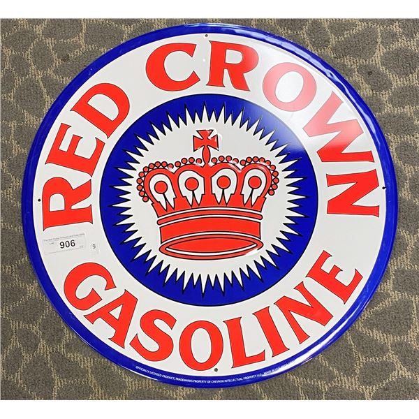 Repro Red Crown Gasoline Sign