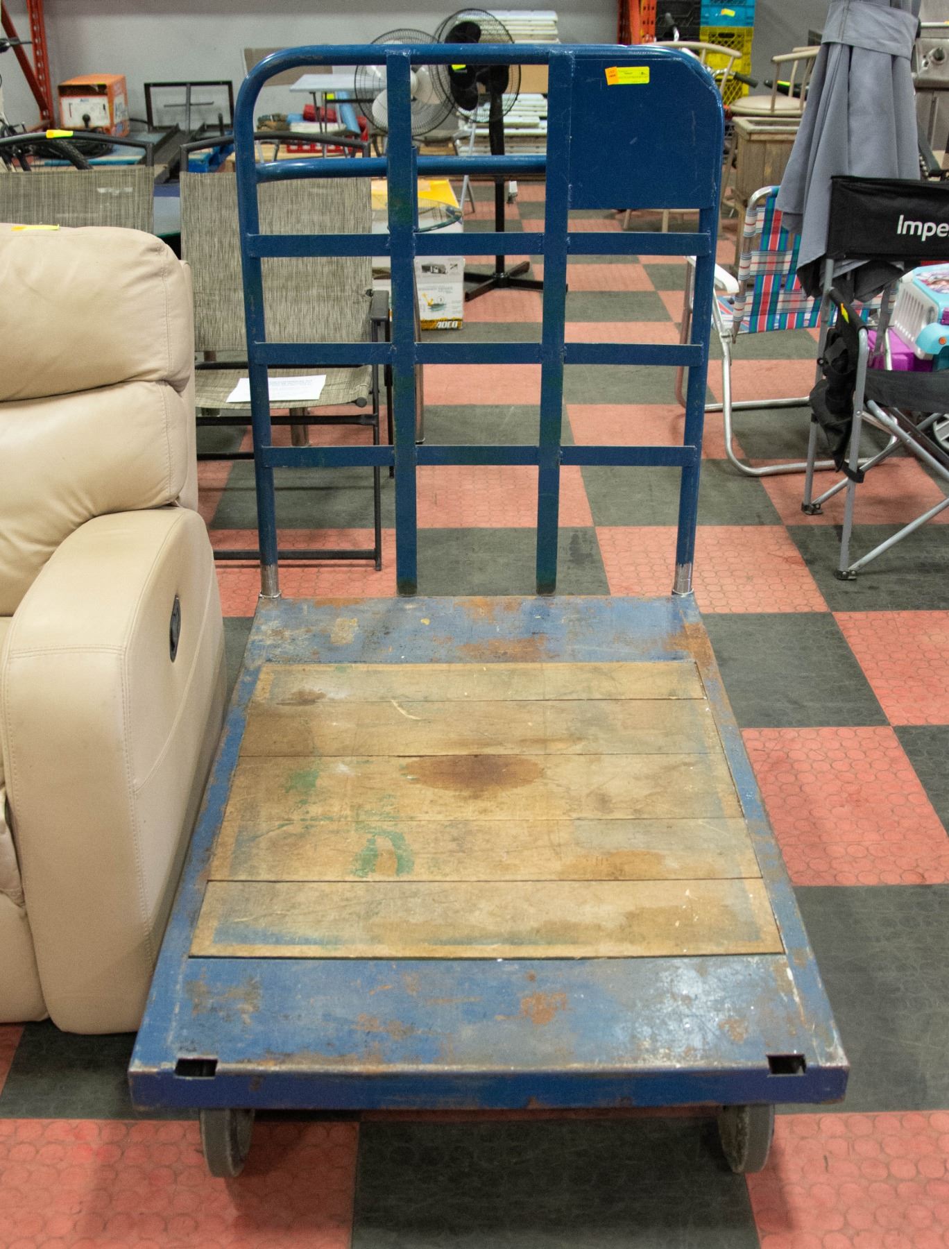 Industrial Platform Push Cart