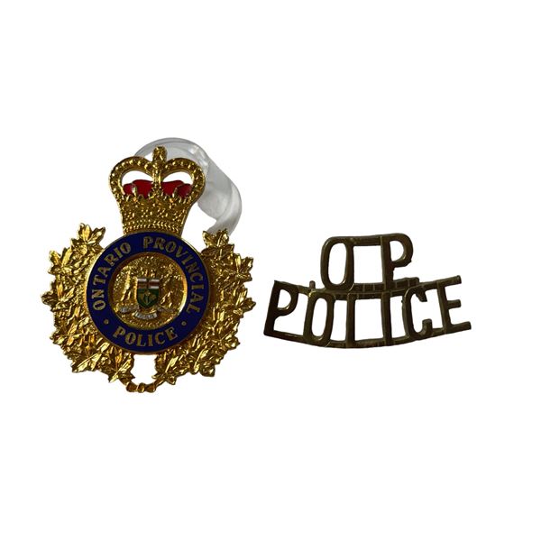 Ontario Provincial Police Badge Set