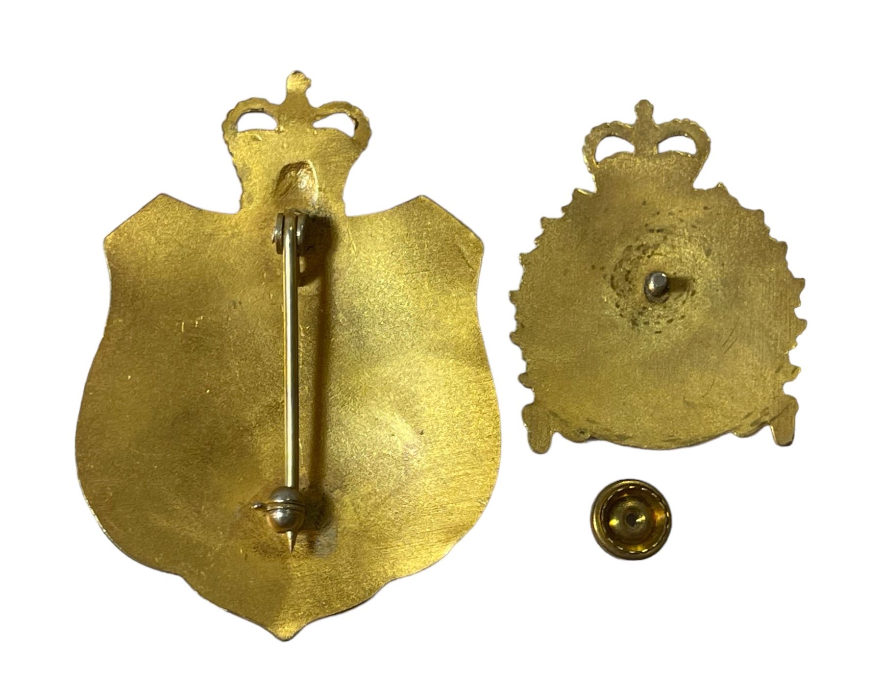 Lot of 2 Ports Canada Police Badges