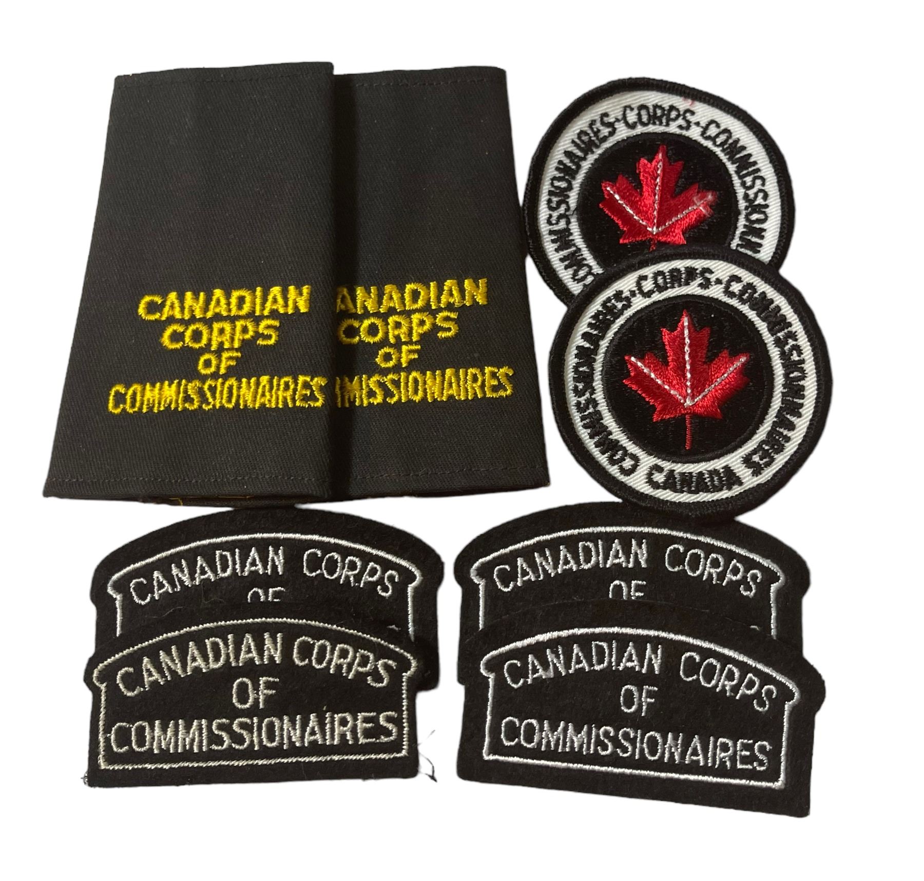 Canadian Corps of Commissionaires Insignia Lot