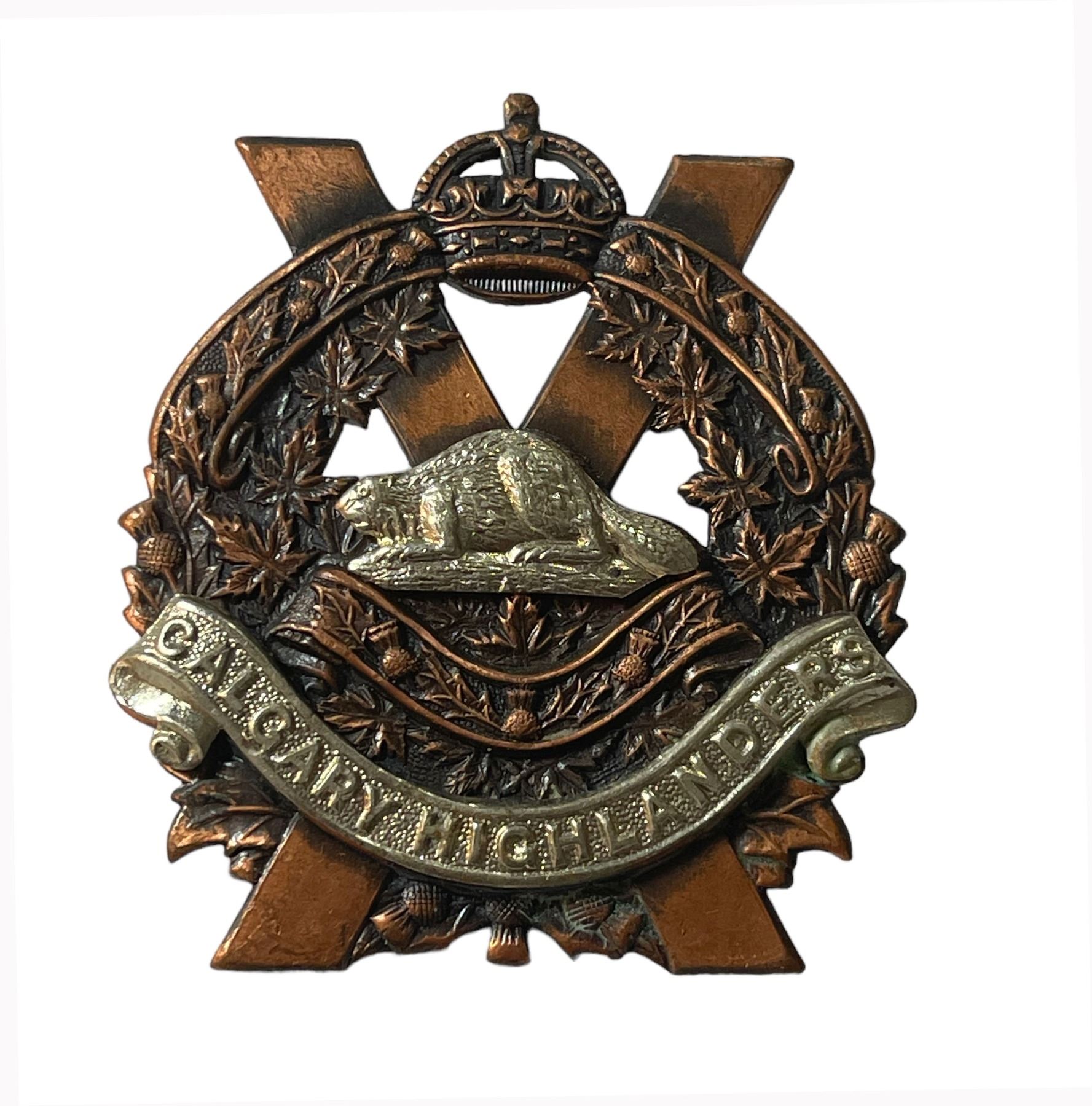 WW2 era, Calgary Highlanders Cap Badge