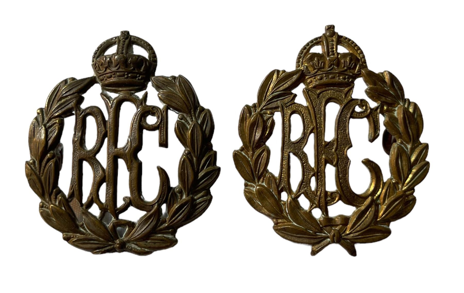 WW1 RFC, Royal Flying Corps Badge Lot