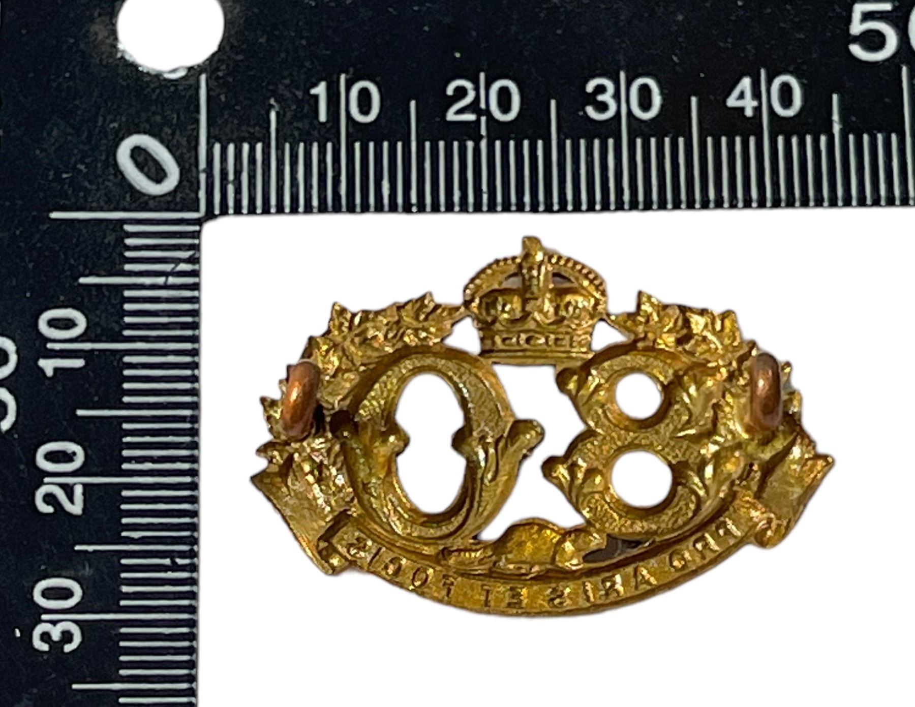 Pre WW1, 80th Nicolet Regiment Cap Badge