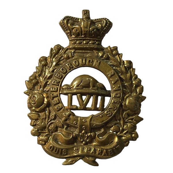 Pre WW1 57th Peterborough Rangers Cap Badge