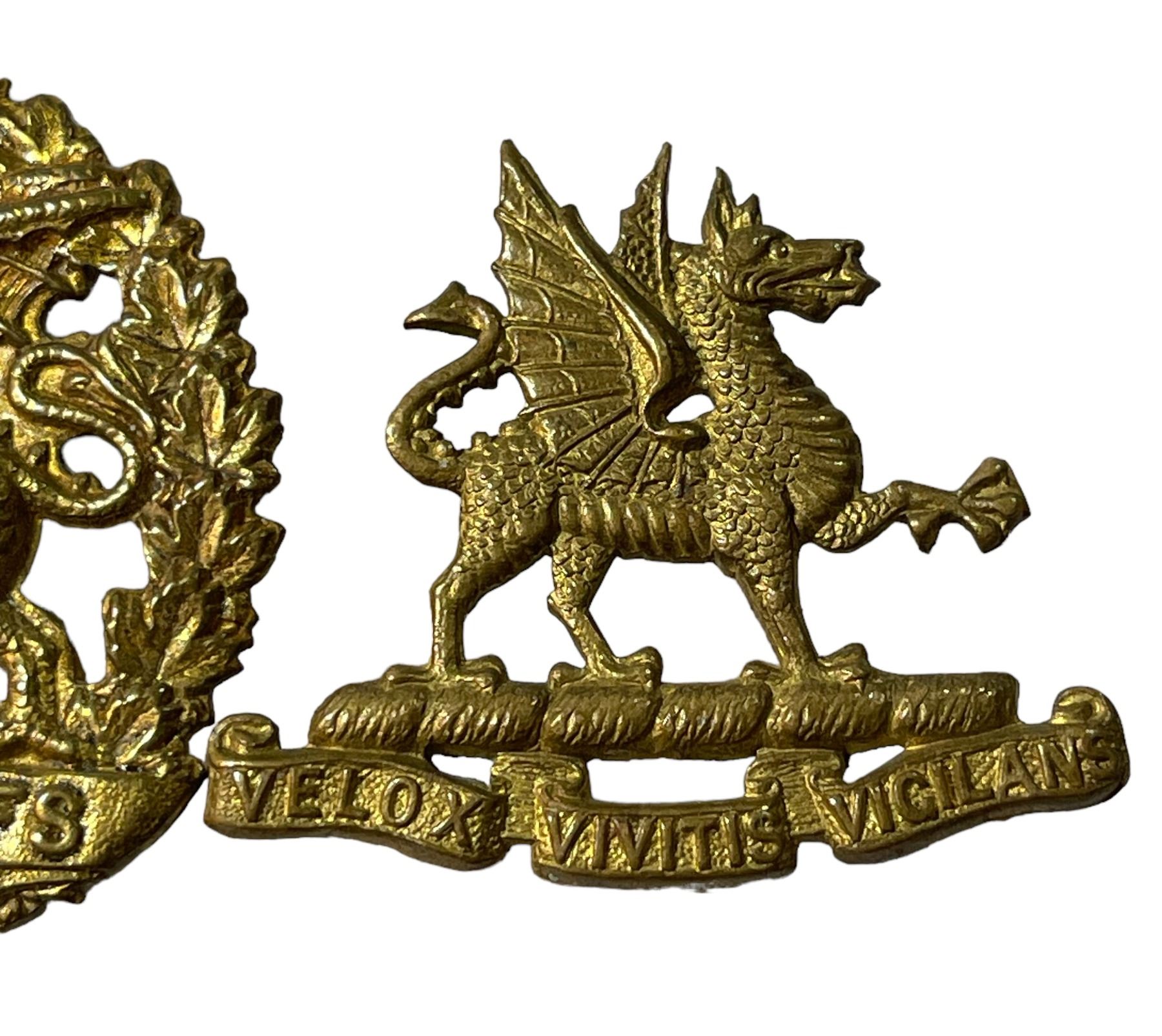 WW1 CEF 198th Battalion Canadian Buffs Badge & Pre WW1 47th Frontenac ...