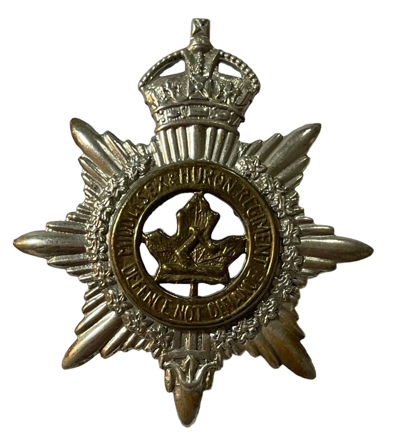 Midland Regiment & Middlesex & Huron Regiment Cap Badge Lot