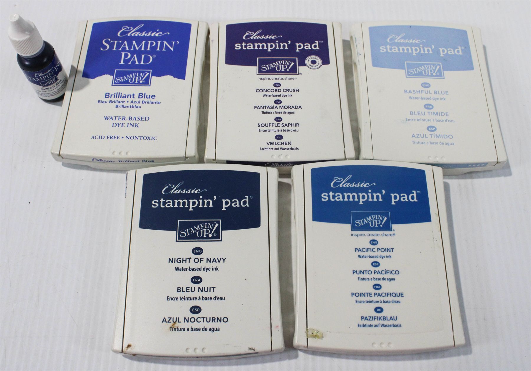5 STAMPIN UP STAMP PADS