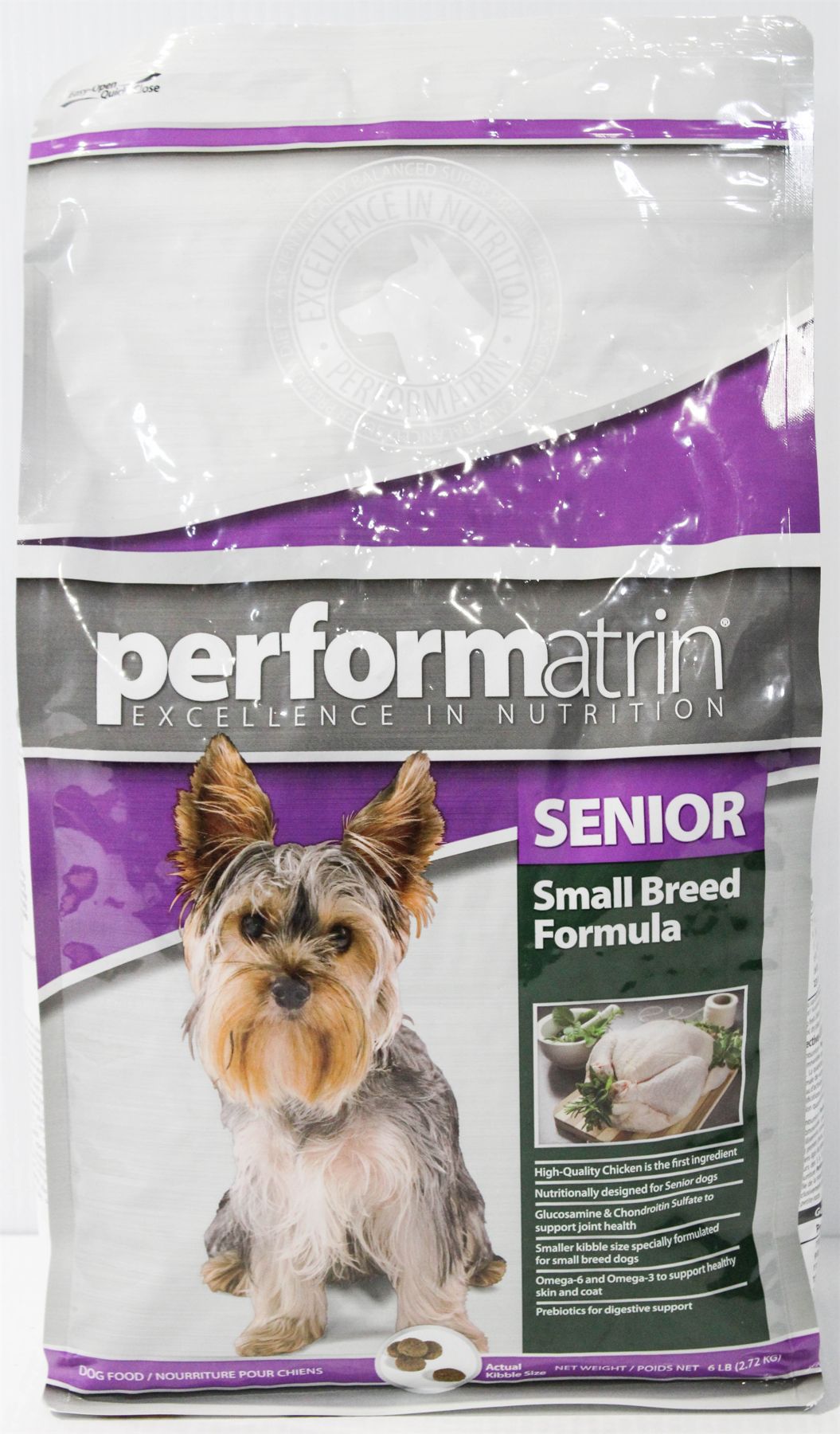 PERFORMATRIN SENIOR SMALL BREED FORMULA DOG FOOD – 6 LB