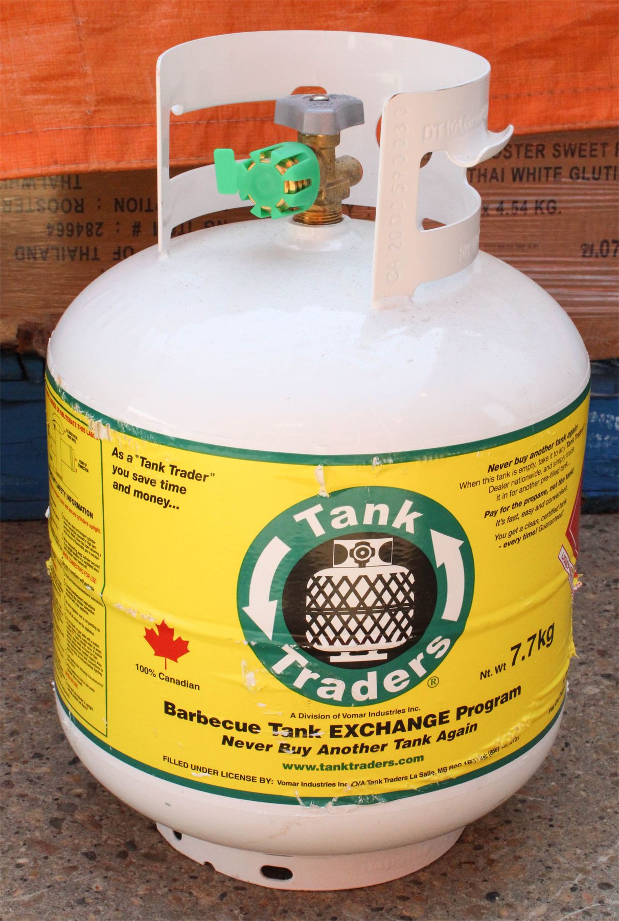 FULL 20LB PROPANE TANK - AS NEW