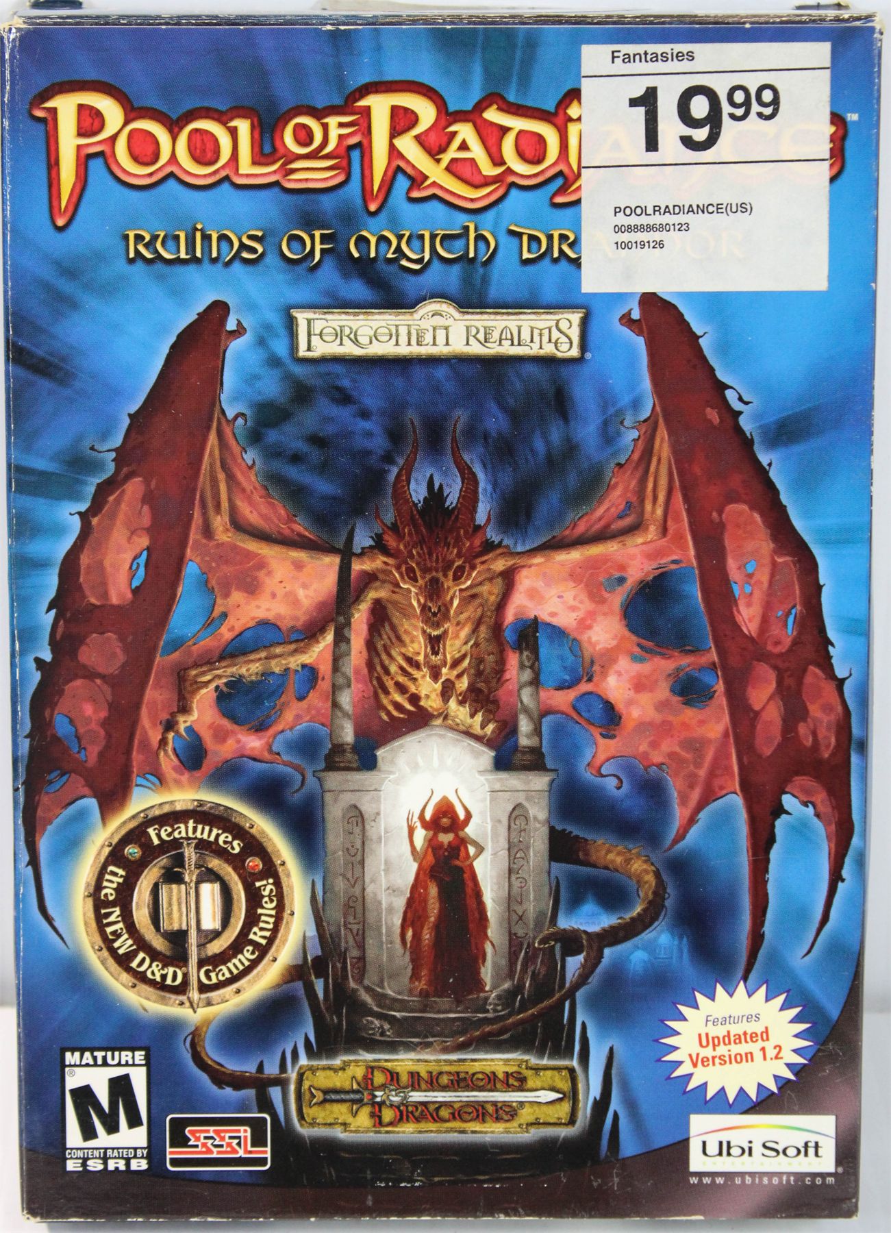 DnD FORGOTTEN REALMS POOL OF RADIANCE FOR PC - 2002