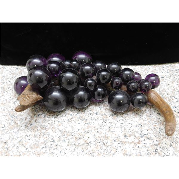Purple Grape Lucite Centerpiece