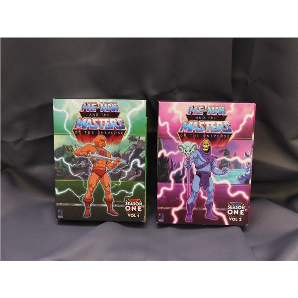He-Man Masters of the Universe DVD Season 1 Vol 1 and Vol 2 DVD Box Sets