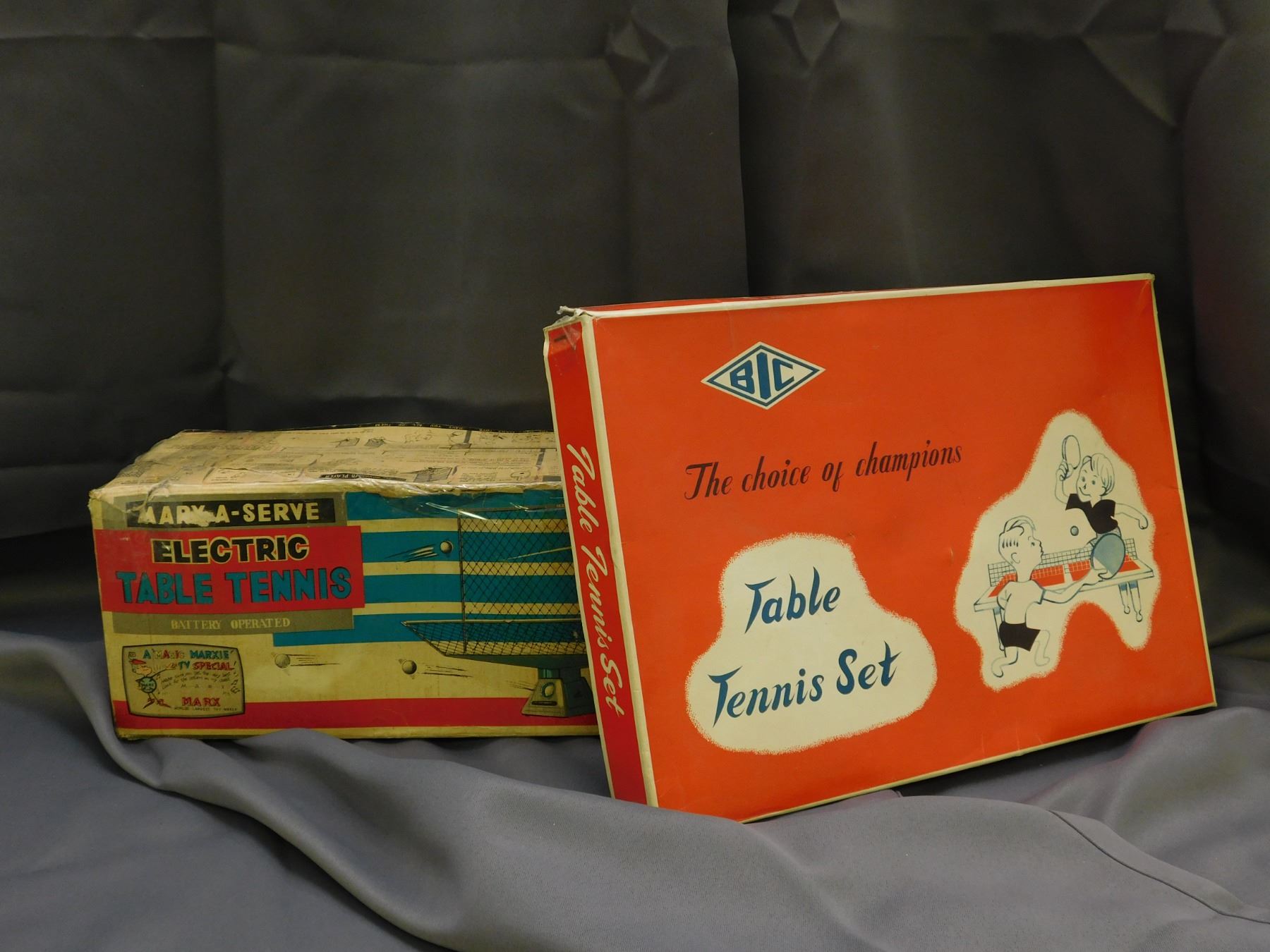 Lot of 2 Vintage Table Tennis Games BIC Choice of Champions and ...