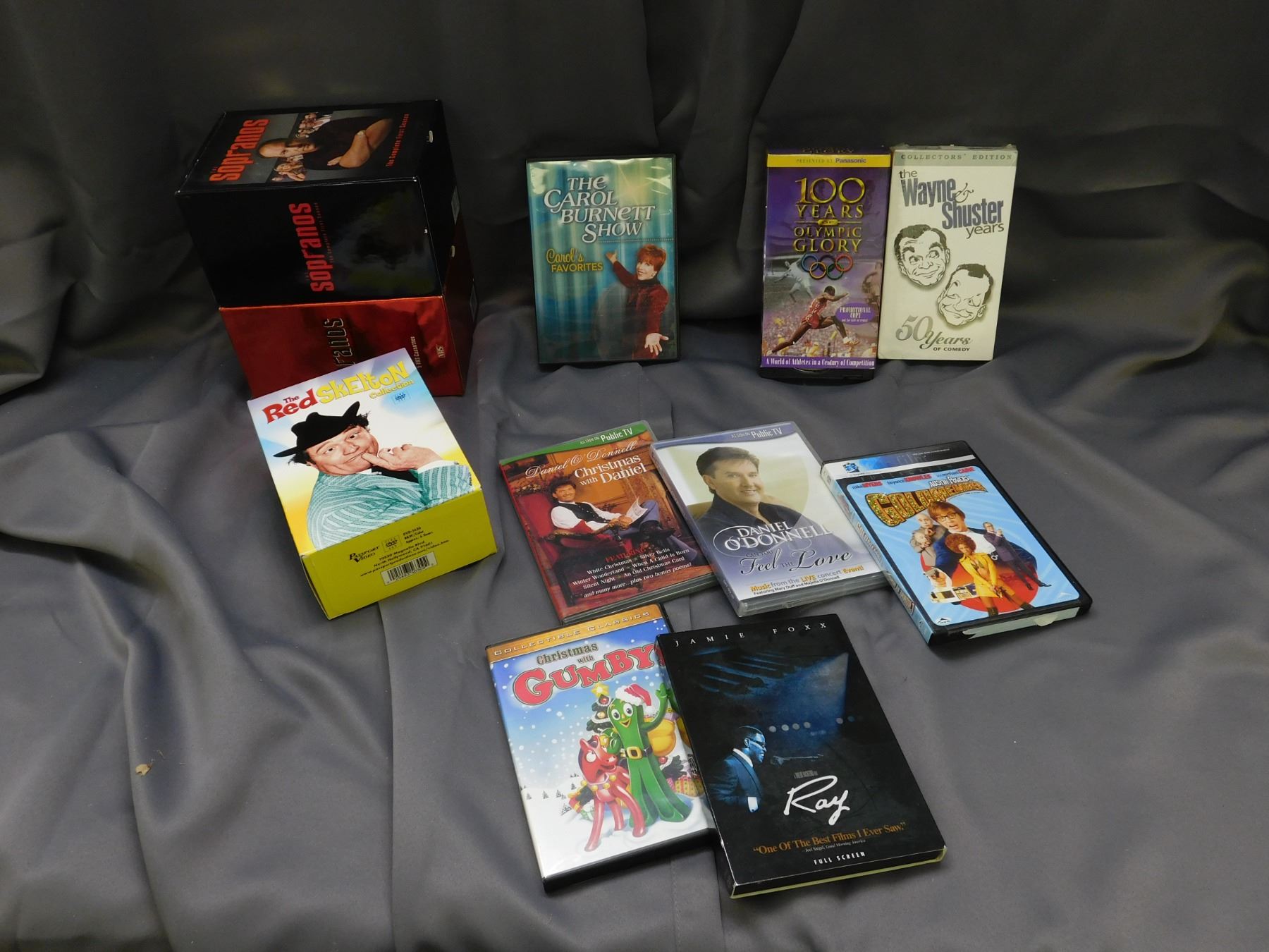 Lot of 11 DVD Box Sets and VHS Tapes The Sopranos First & Second Season ...