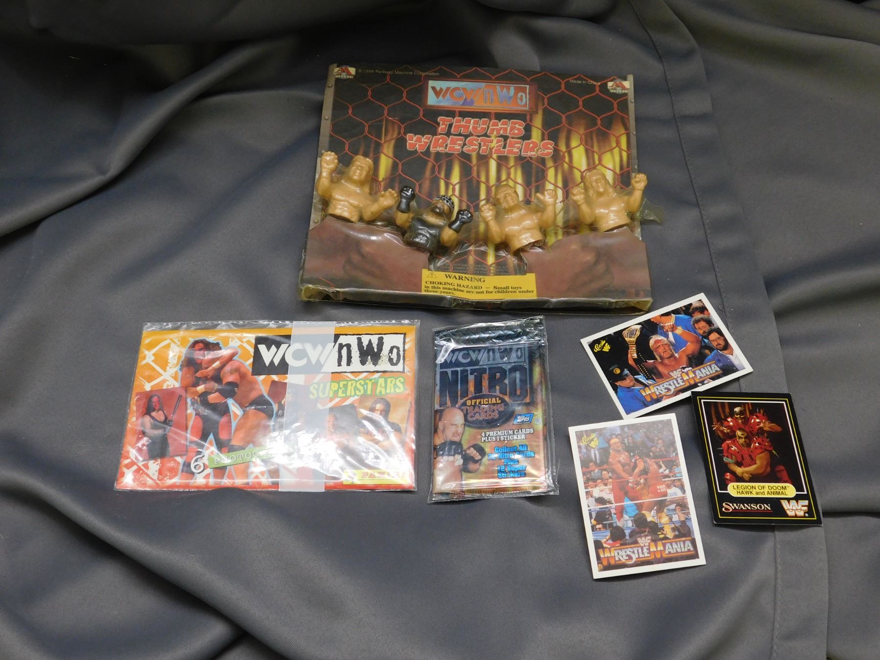 Wrestling Unopened Pack, Cards, Figures, 1999 WCW Photocards; 1999 ...