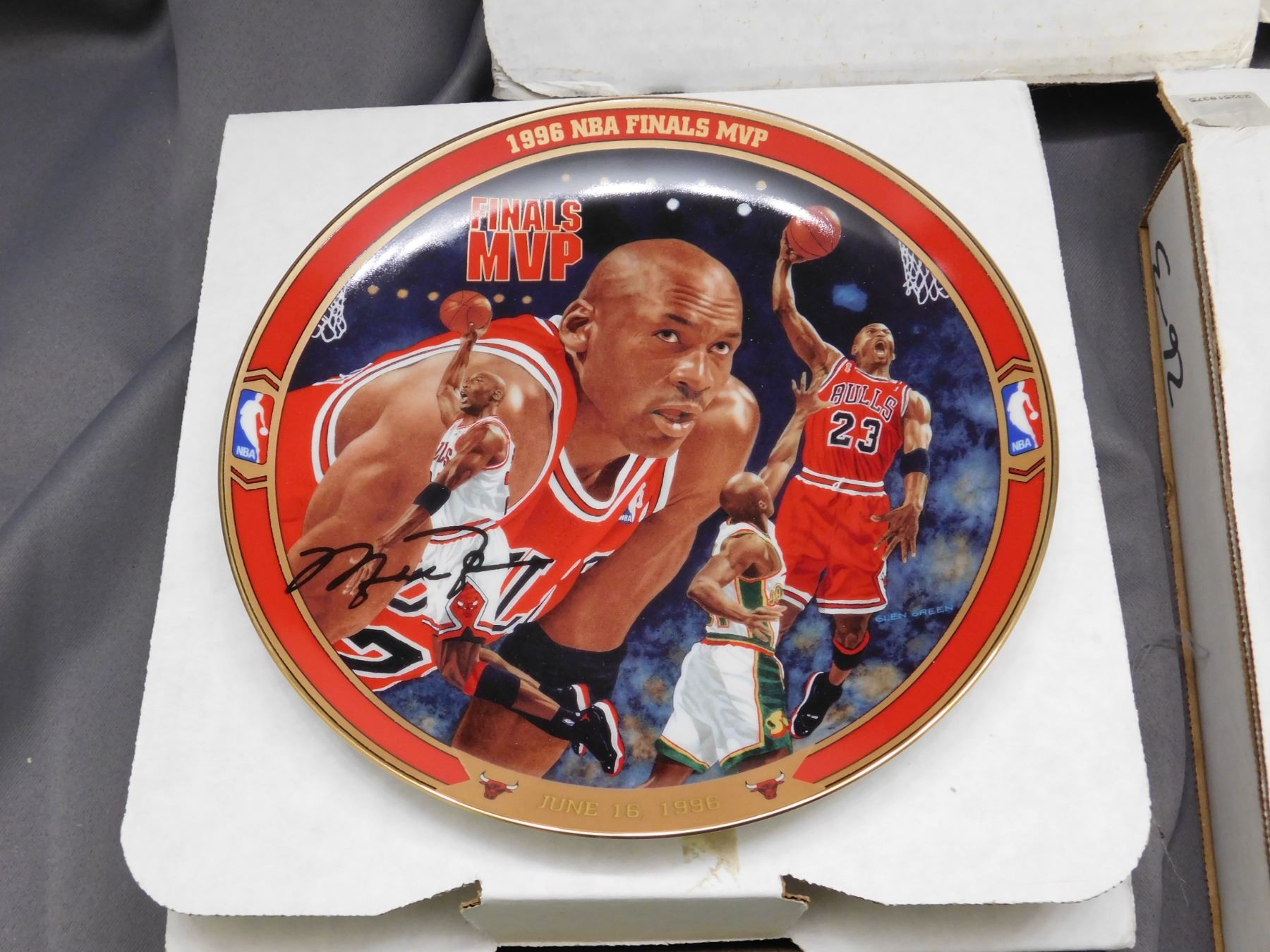 Lot of 6 Bradford Exchange Michael Jordan Collectible Plates