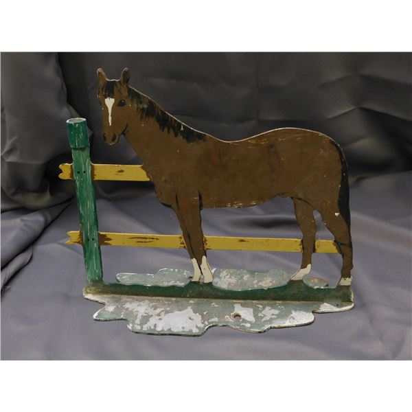 Painted Metal Horse Boot Scraper