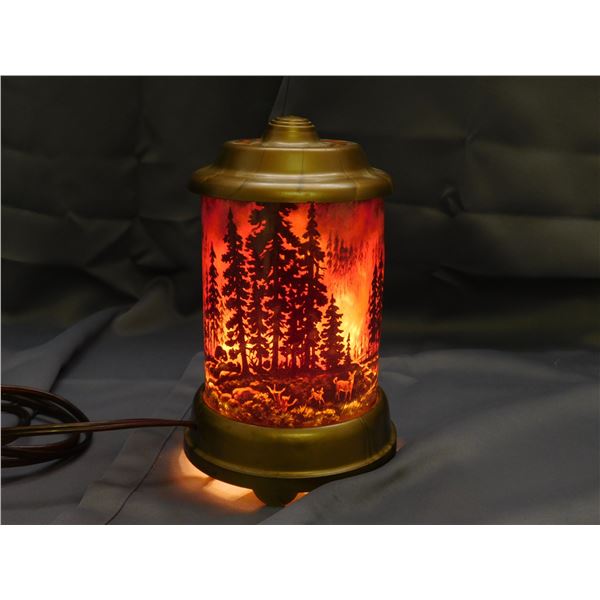 1949 Leech Forest Fire Motion Lamp